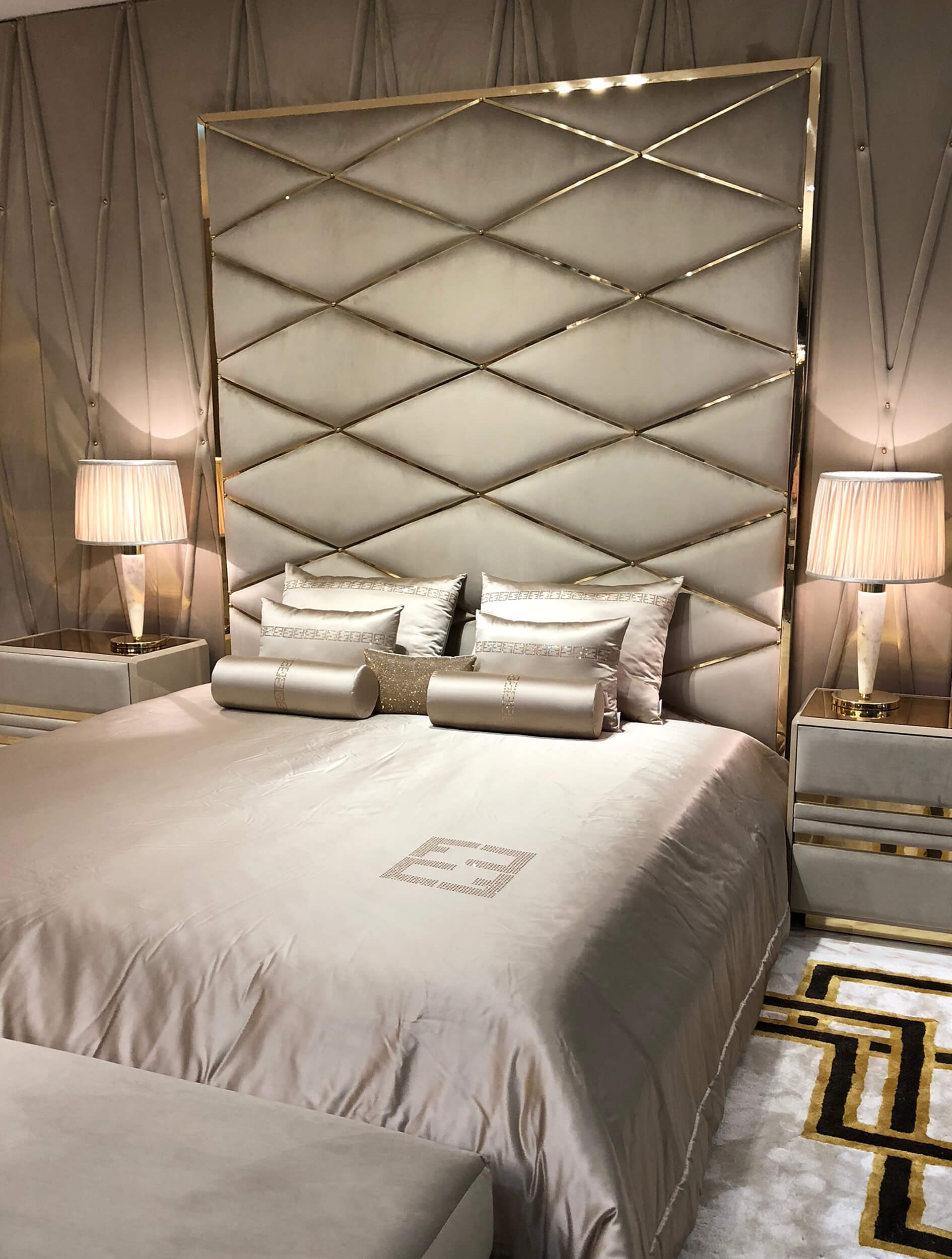 Bespoke Luxury Headboard Mark Alexander Design